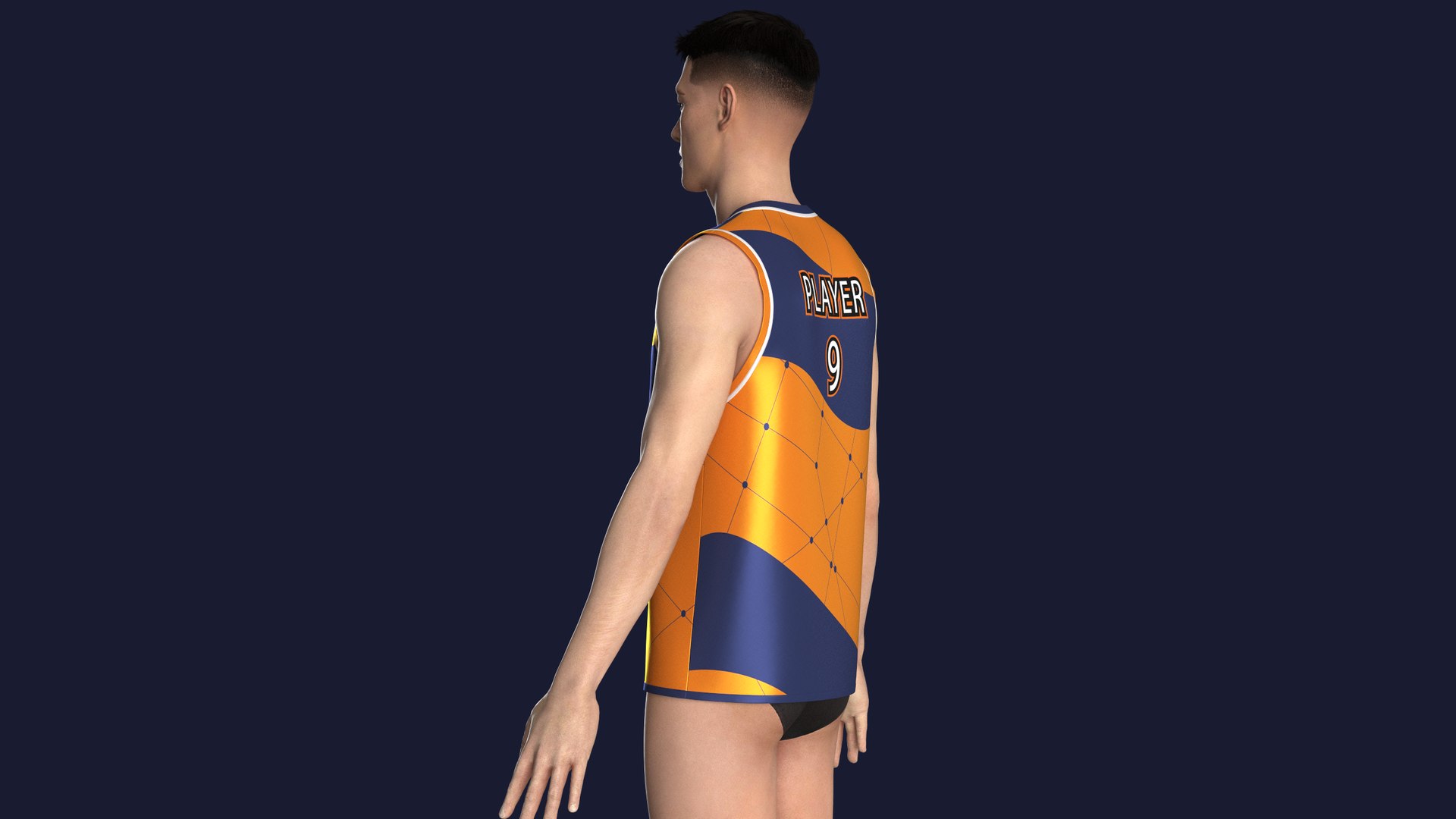 3D Model Basketball Jersey Player 09 - TurboSquid 2229010