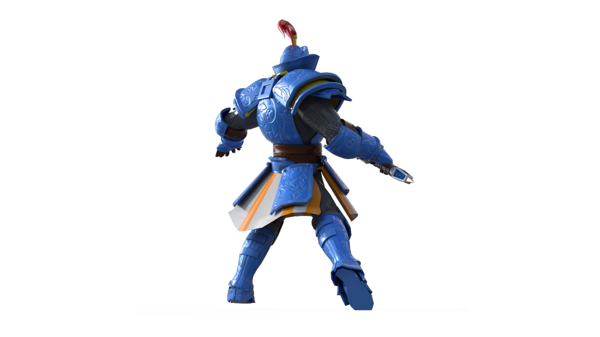 3D Knight Character Rigged For Game Project - TurboSquid 2220631