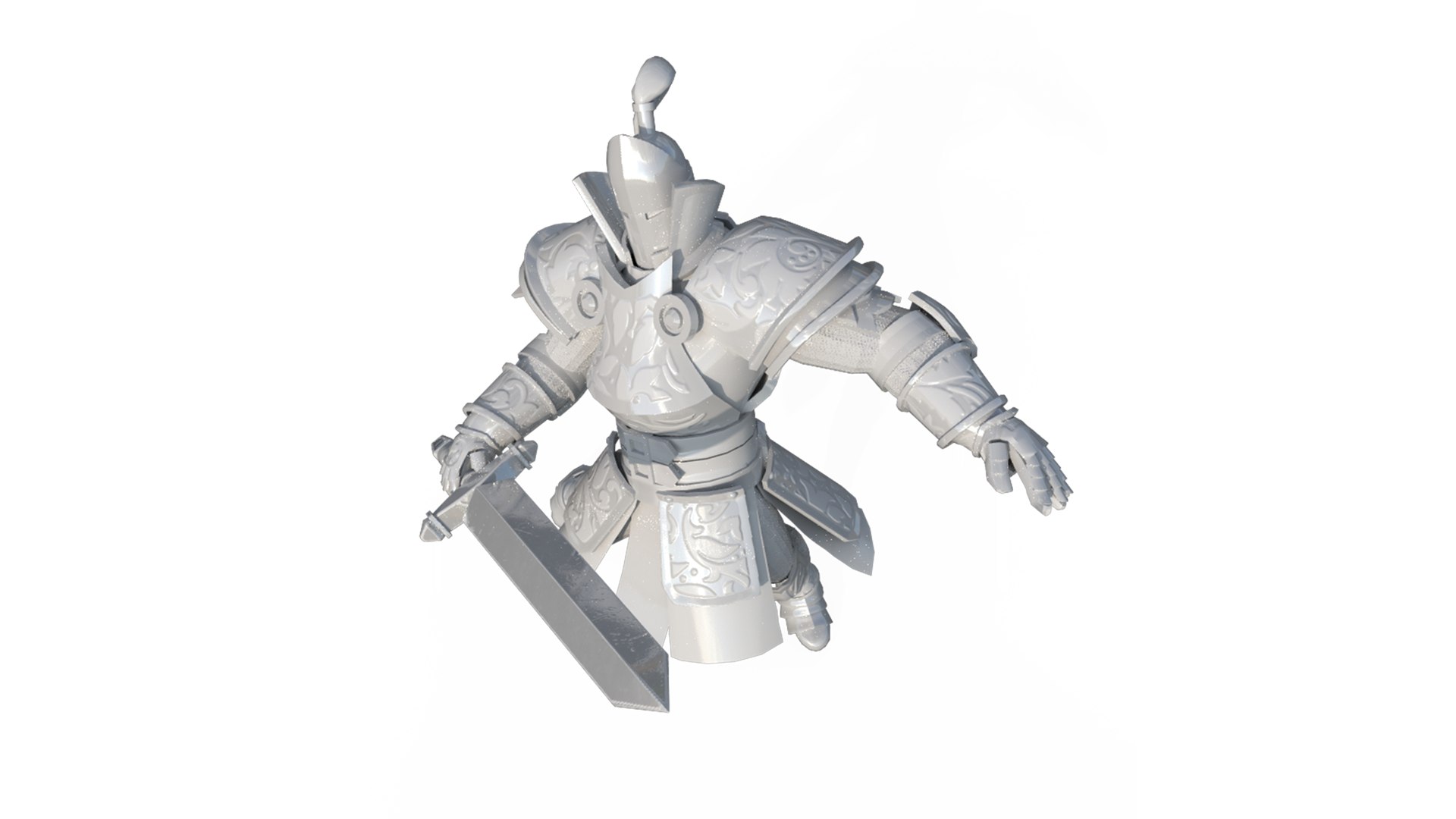 3D Knight Character Rigged For Game Project - TurboSquid 2220631