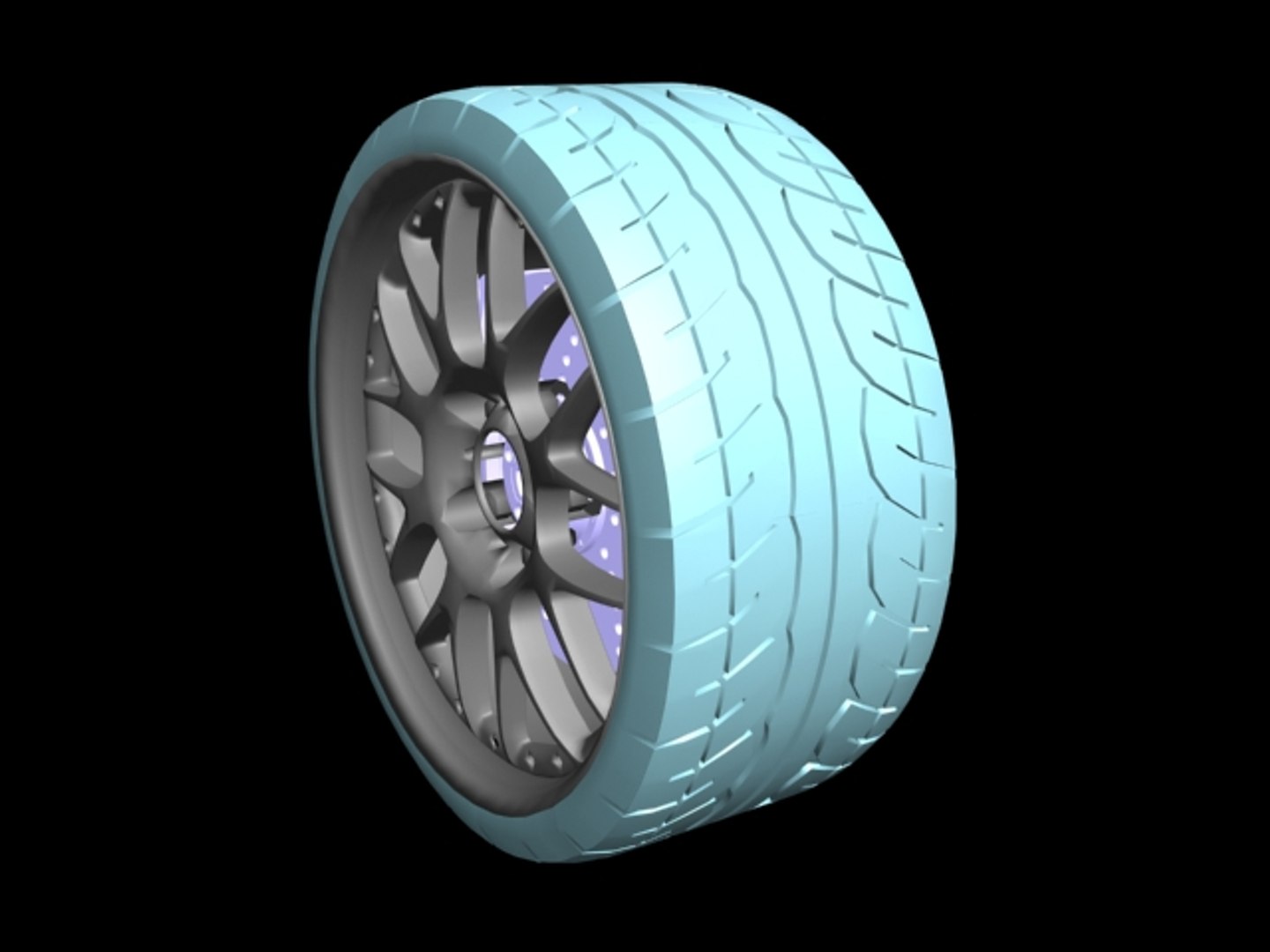 3d Rim Tire Bbs Model