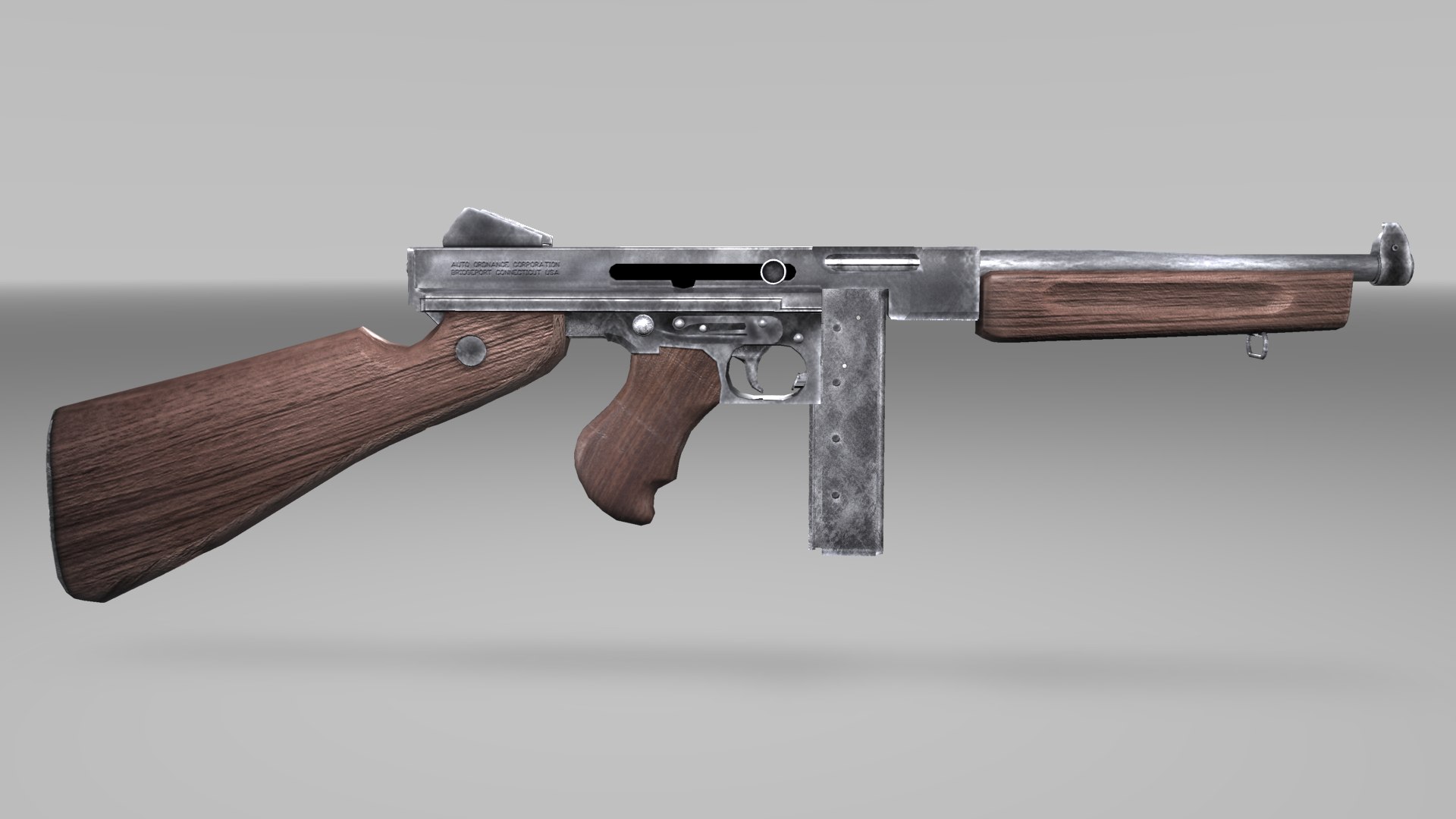 3D WWII Thompson SMG - TurboSquid 2179531
