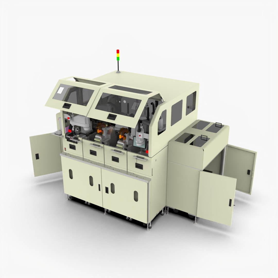 Fully automatic linear circulation production line labeling-assembly ...
