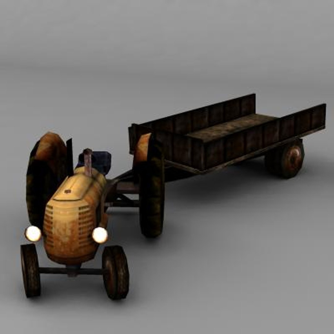 tractor trailers 3d model