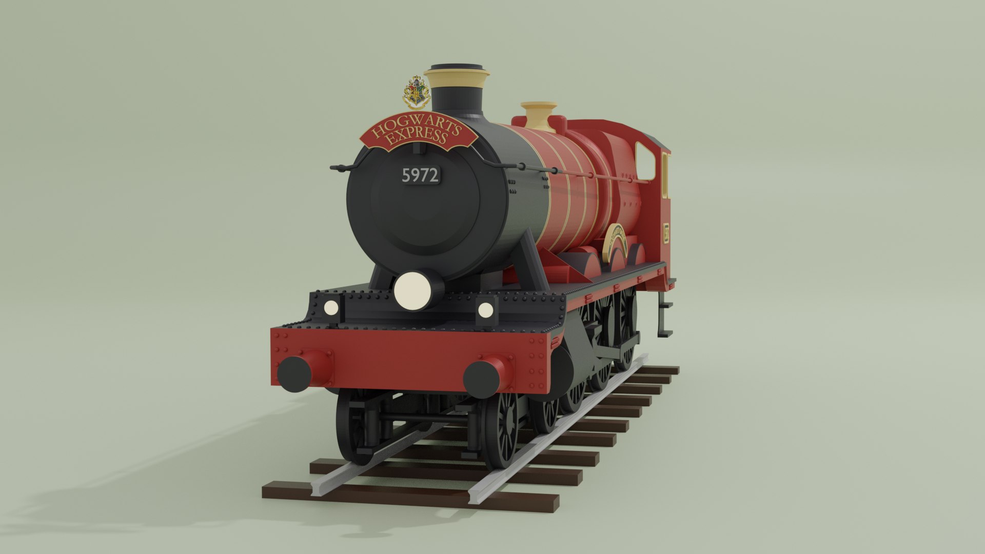 Hogwarts Express Model - TurboSquid 2311036
