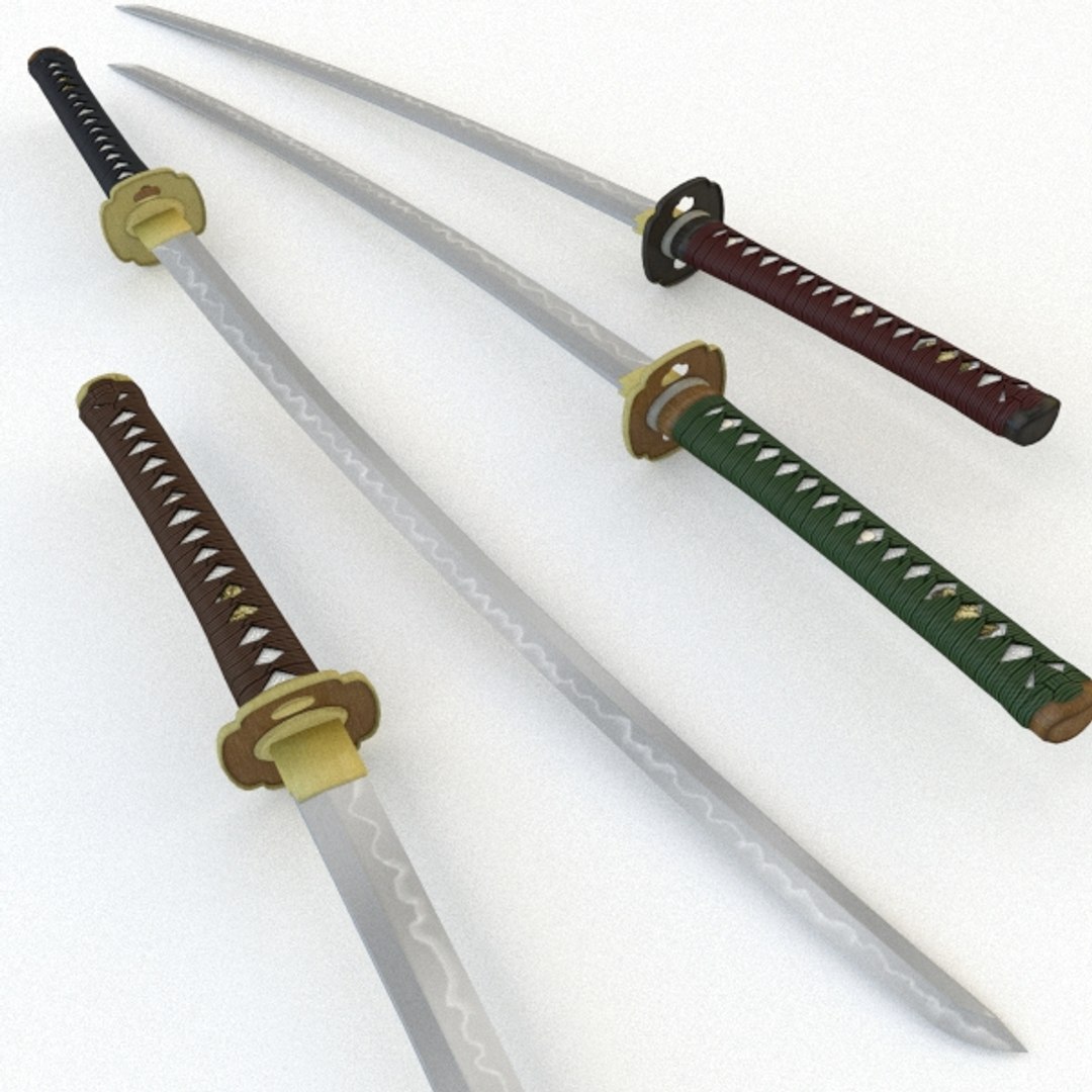 katana sword 3d model