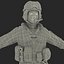 3d Model Military Pilot V3 Rigged