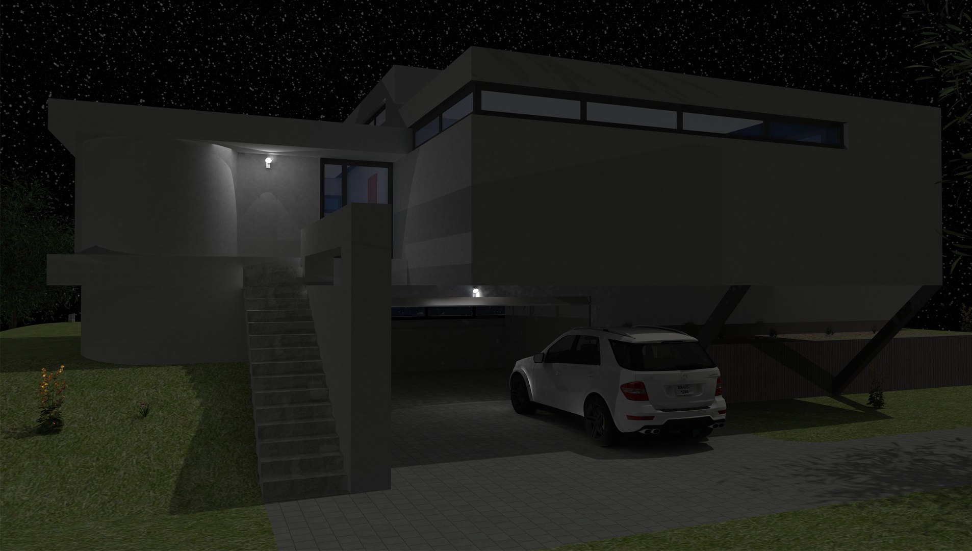 Beach Villa Miami 3D - TurboSquid 1207543