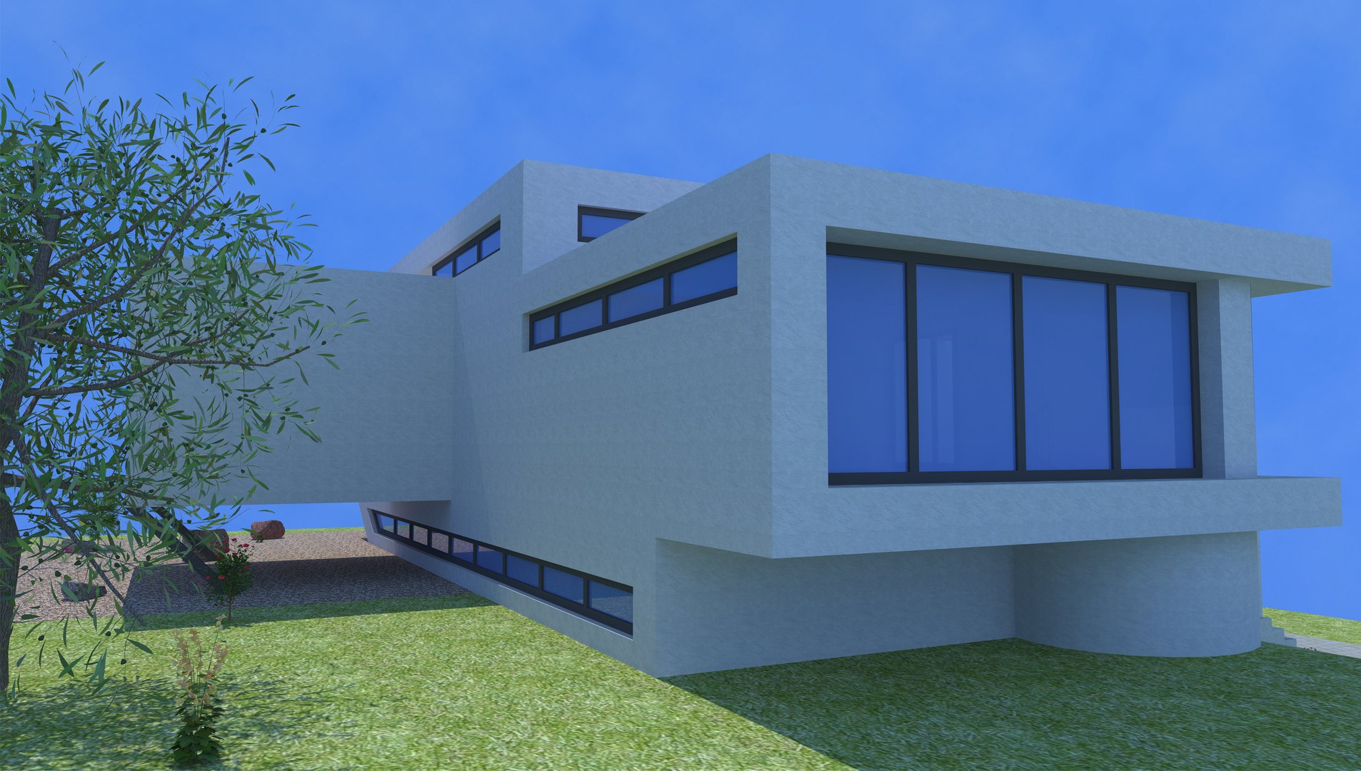 Beach Villa Miami 3D - TurboSquid 1207543