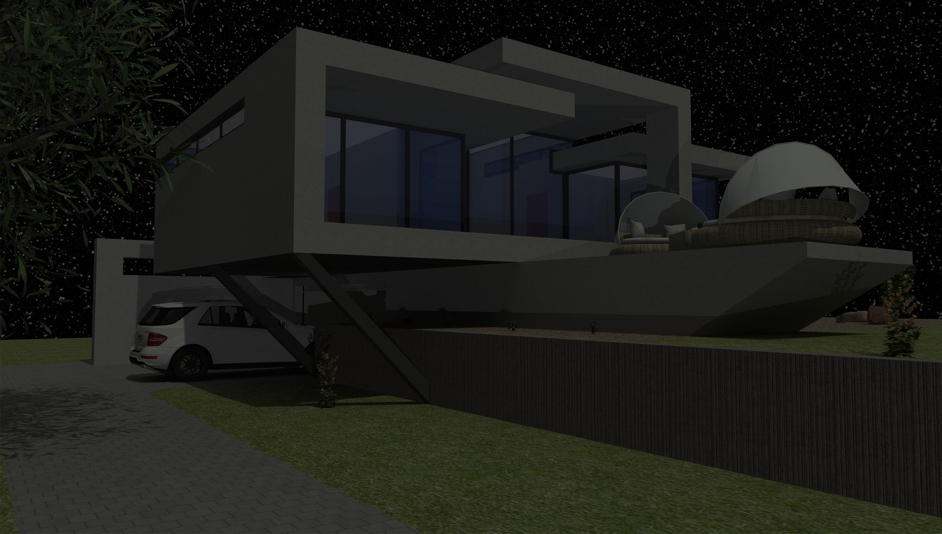 Beach Villa Miami 3D - TurboSquid 1207543