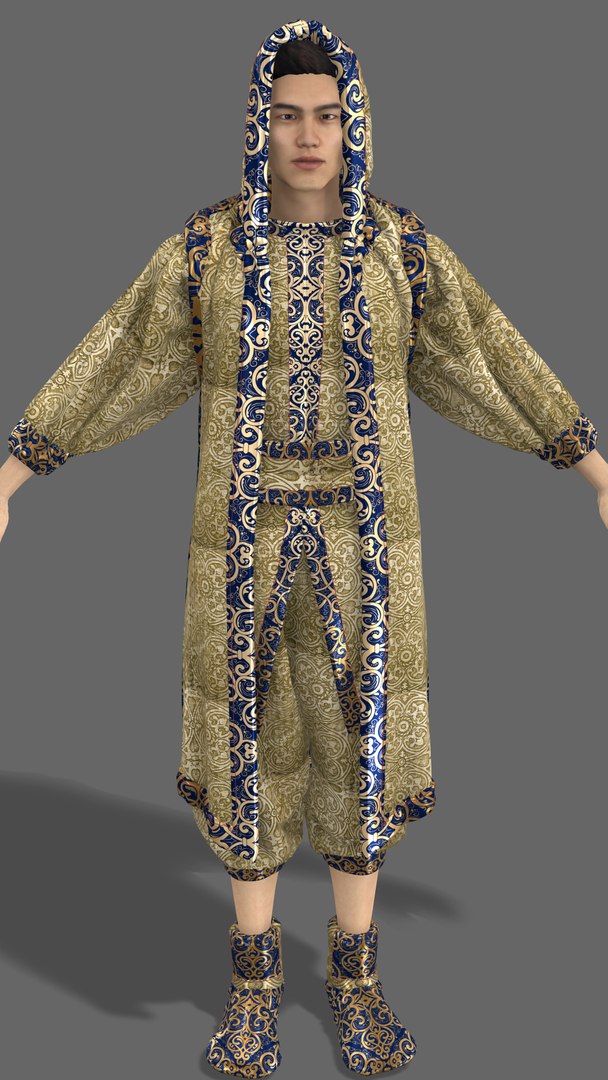 3D Model Sheikh Clothes - TurboSquid 1931609
