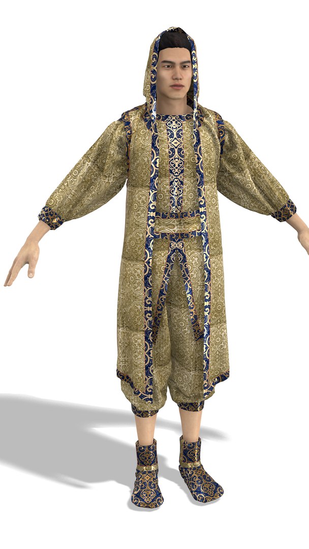 3D Model Sheikh Clothes - TurboSquid 1931609
