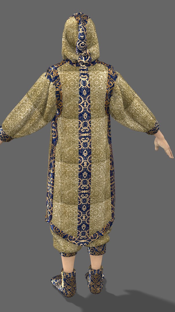 3D Model Sheikh Clothes - TurboSquid 1931609