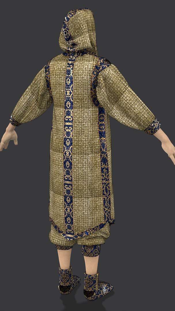 3D Model Sheikh Clothes - TurboSquid 1931609