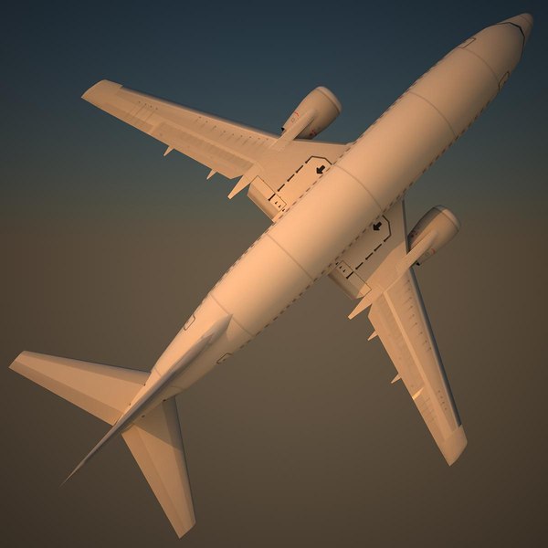 3d boeing basic airliner model