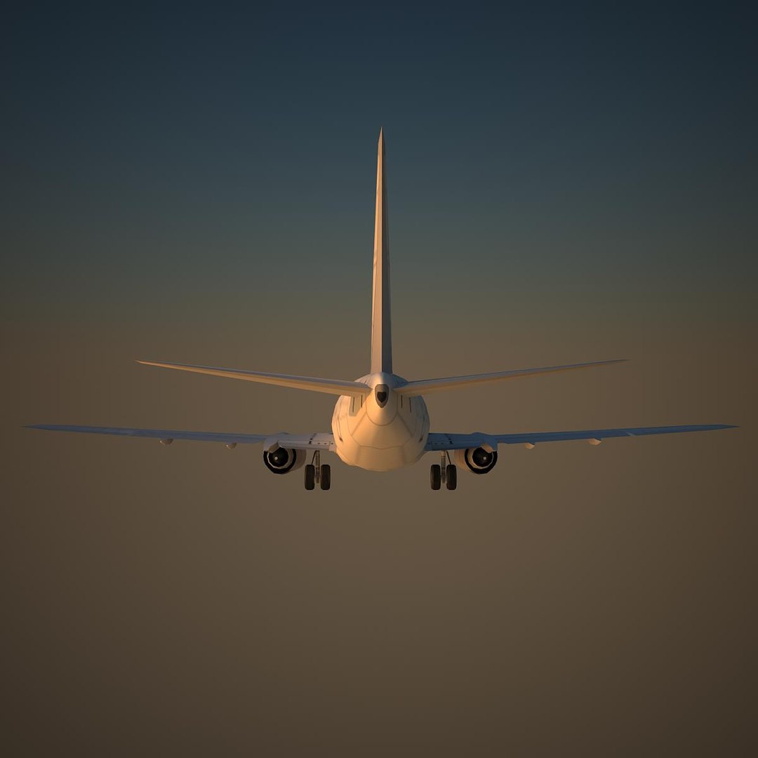 3d Boeing Basic Airliner Model