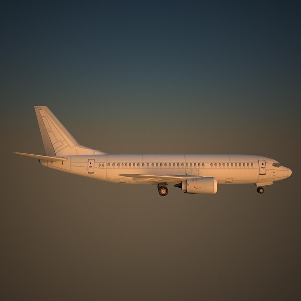 3d boeing basic airliner model