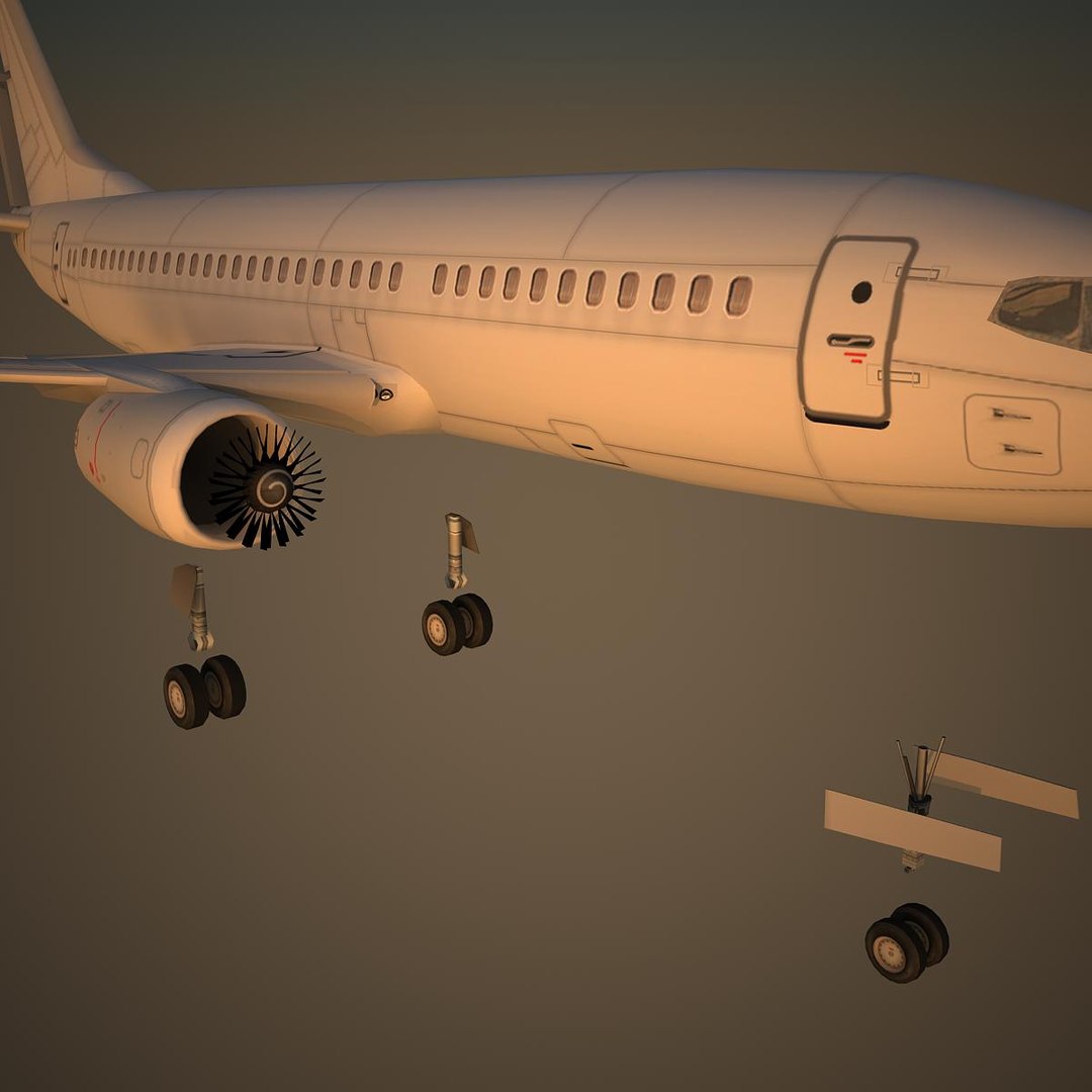 3d Boeing Basic Airliner Model