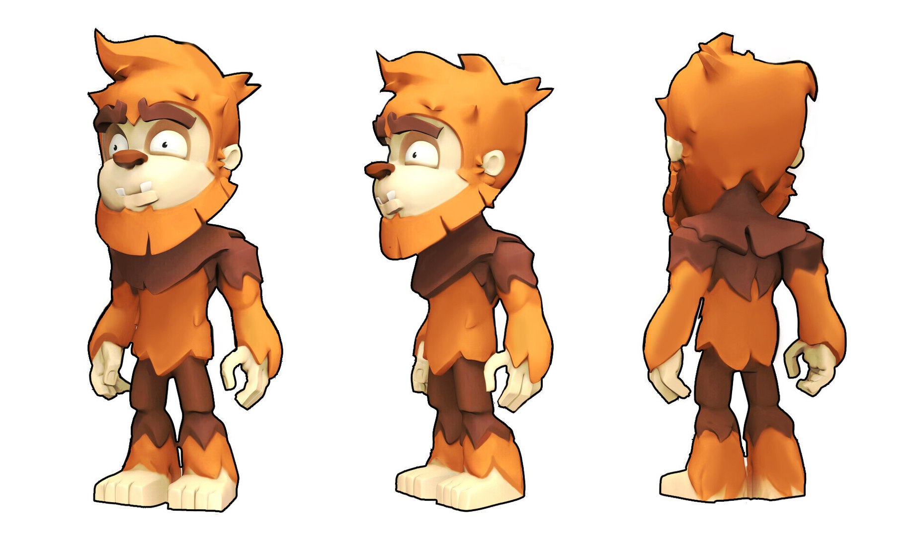 3D Stylized Monkey Character Model - TurboSquid 1663418