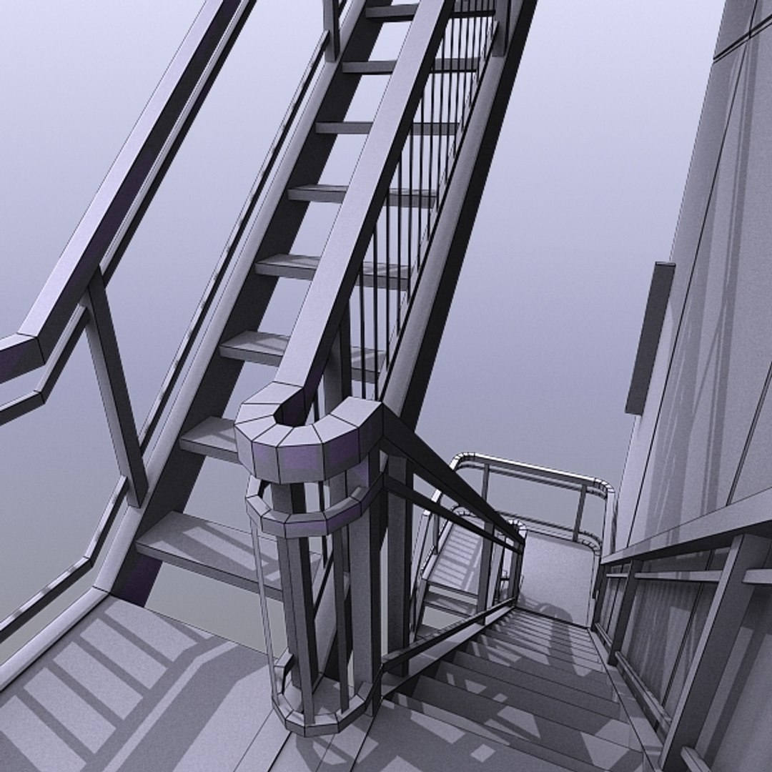 3d Model River Traffic Control Tower