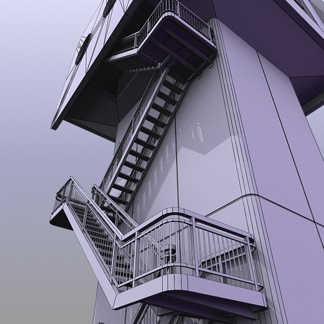 3d Model River Traffic Control Tower