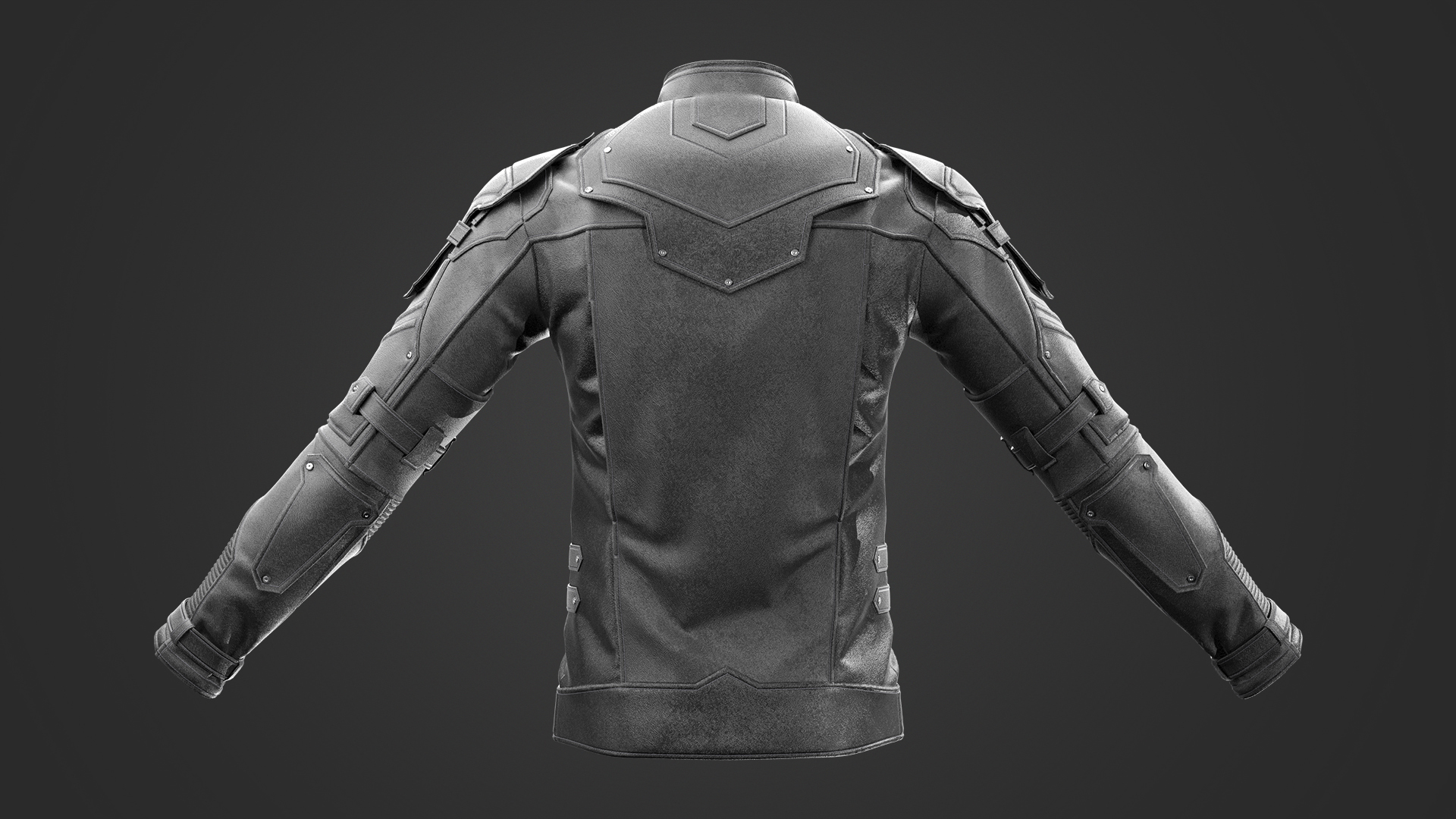 Male Leather Jacket model - TurboSquid 1805144