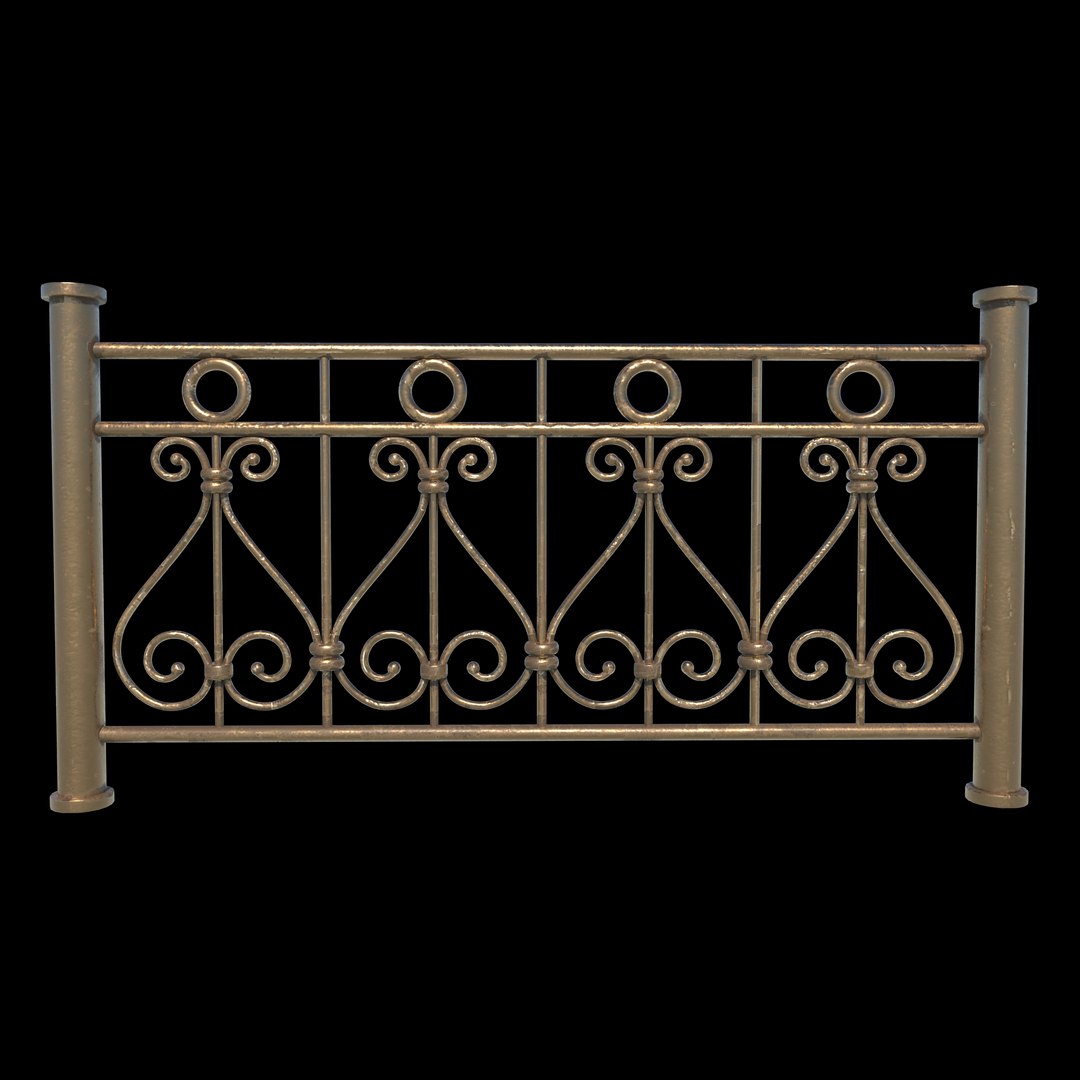 3D Railing Pack 3D Model - TurboSquid 2353408