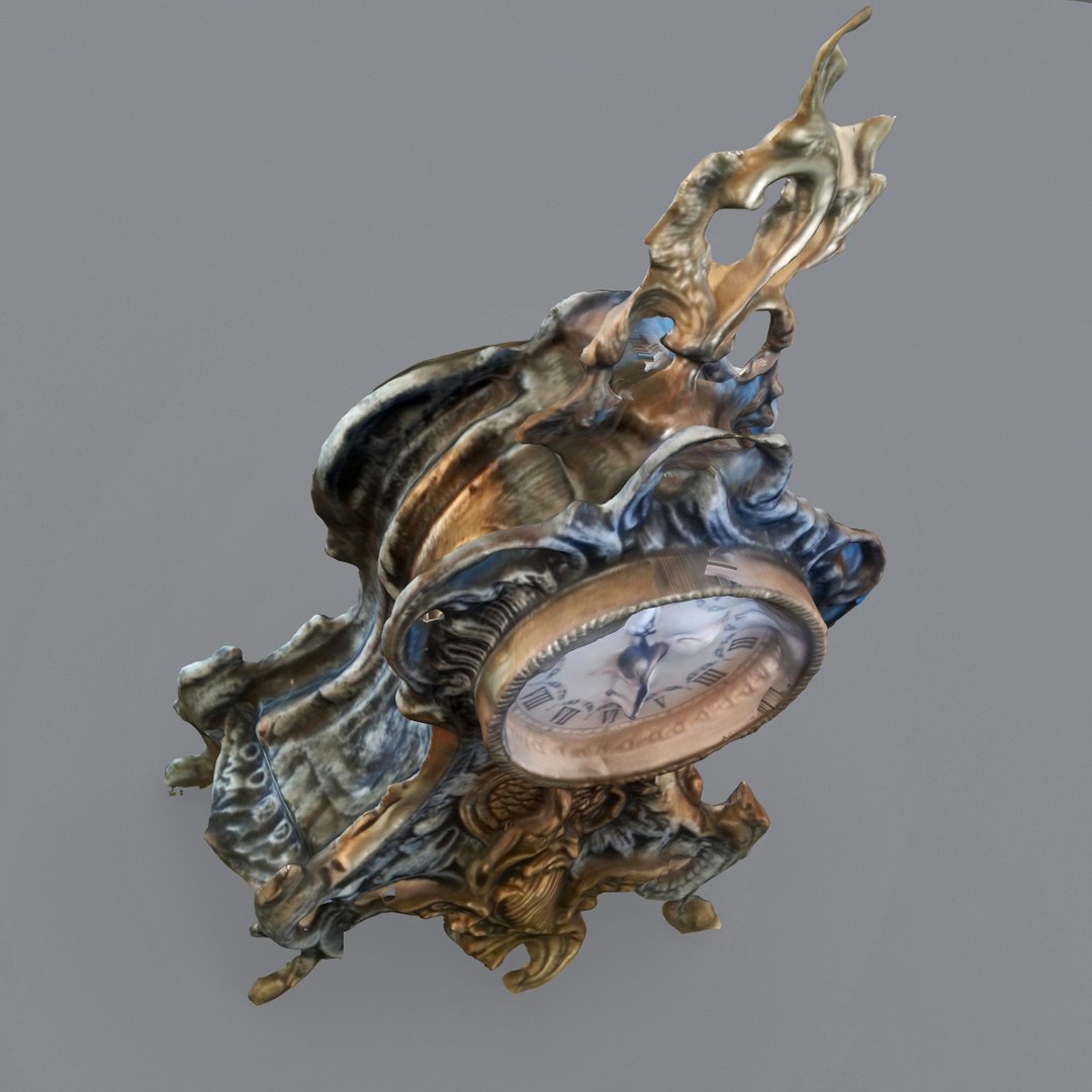 Classic Rococo Bronze 3d Model