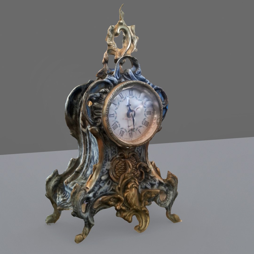 Classic Rococo Bronze 3d Model