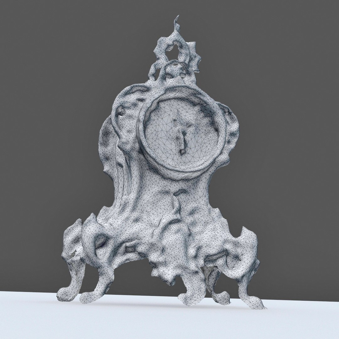 Classic Rococo Bronze 3d Model