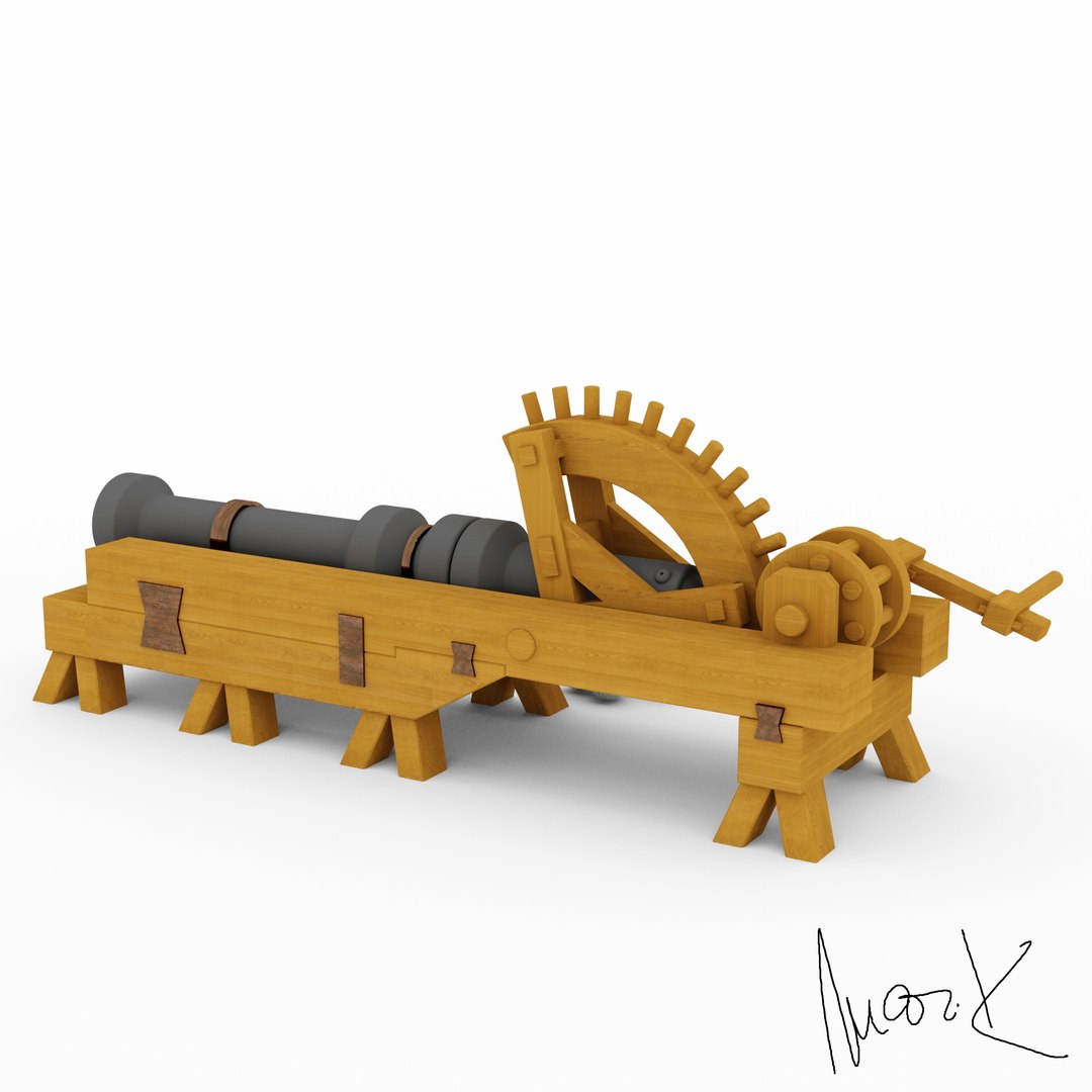 C4d Cannon Leonardo Vinci