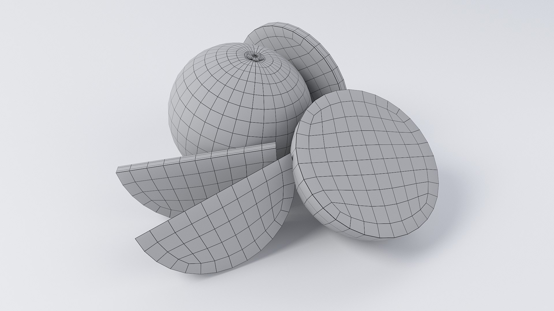 3D Cartoon Grapefruit Model - TurboSquid 2090169