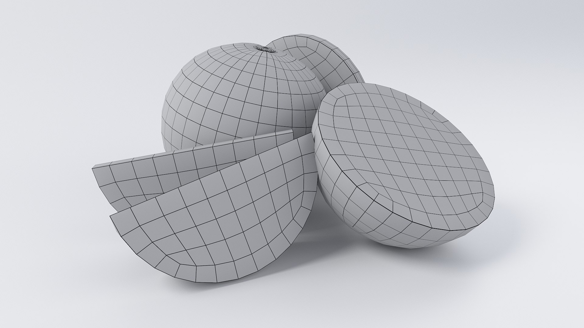 3D Cartoon Grapefruit Model - TurboSquid 2090169