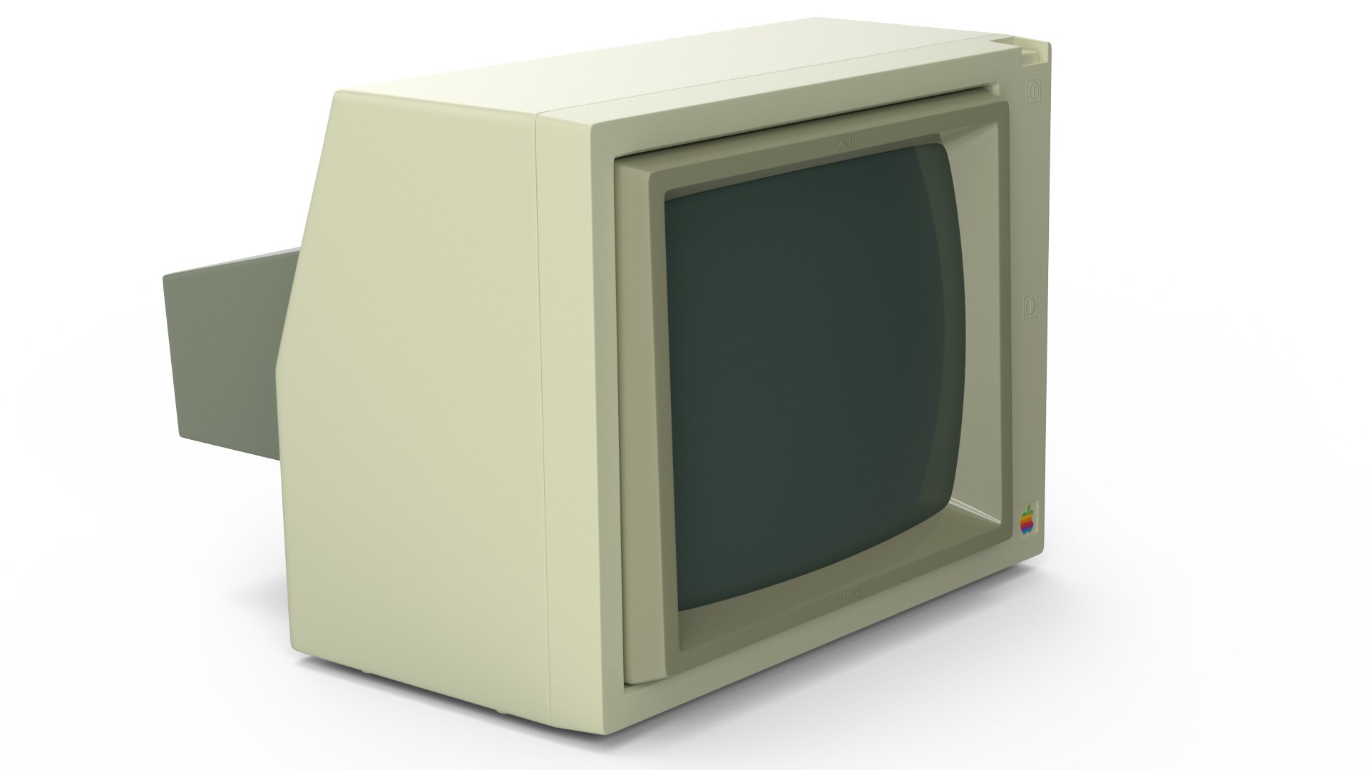 Vintage Apple Monitor 3D Model - TurboSquid 2195789