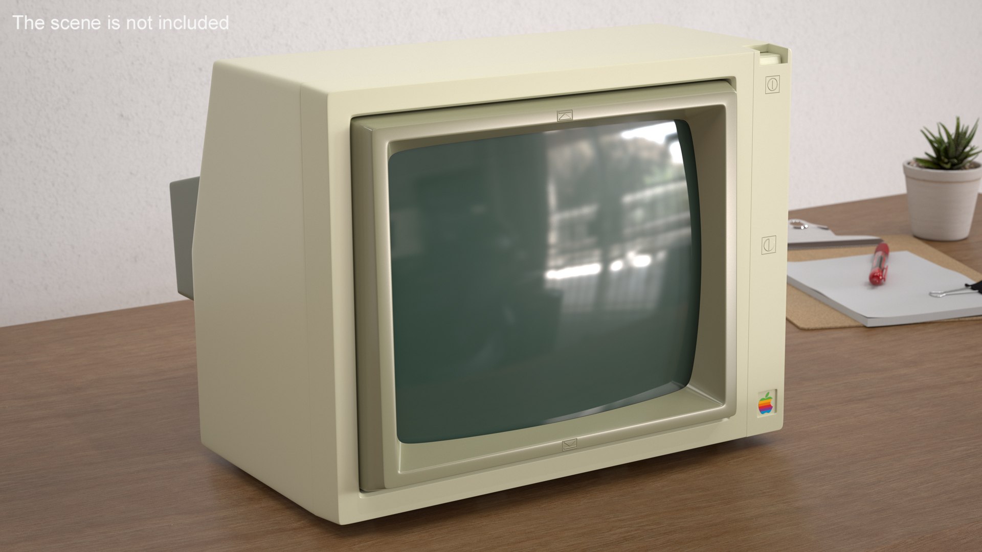 Vintage Apple Monitor 3D Model - TurboSquid 2195789