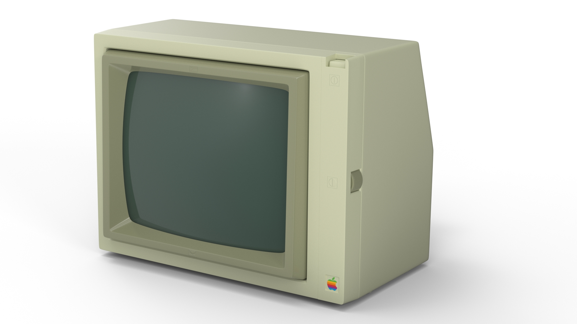 Vintage Apple Monitor 3D Model - TurboSquid 2195789