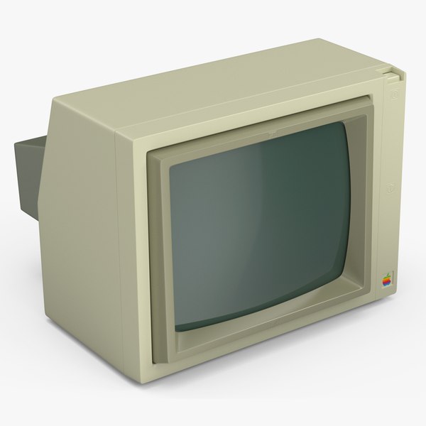 modelo 3d Monitor de manzana antiguo - TurboSquid 2195789