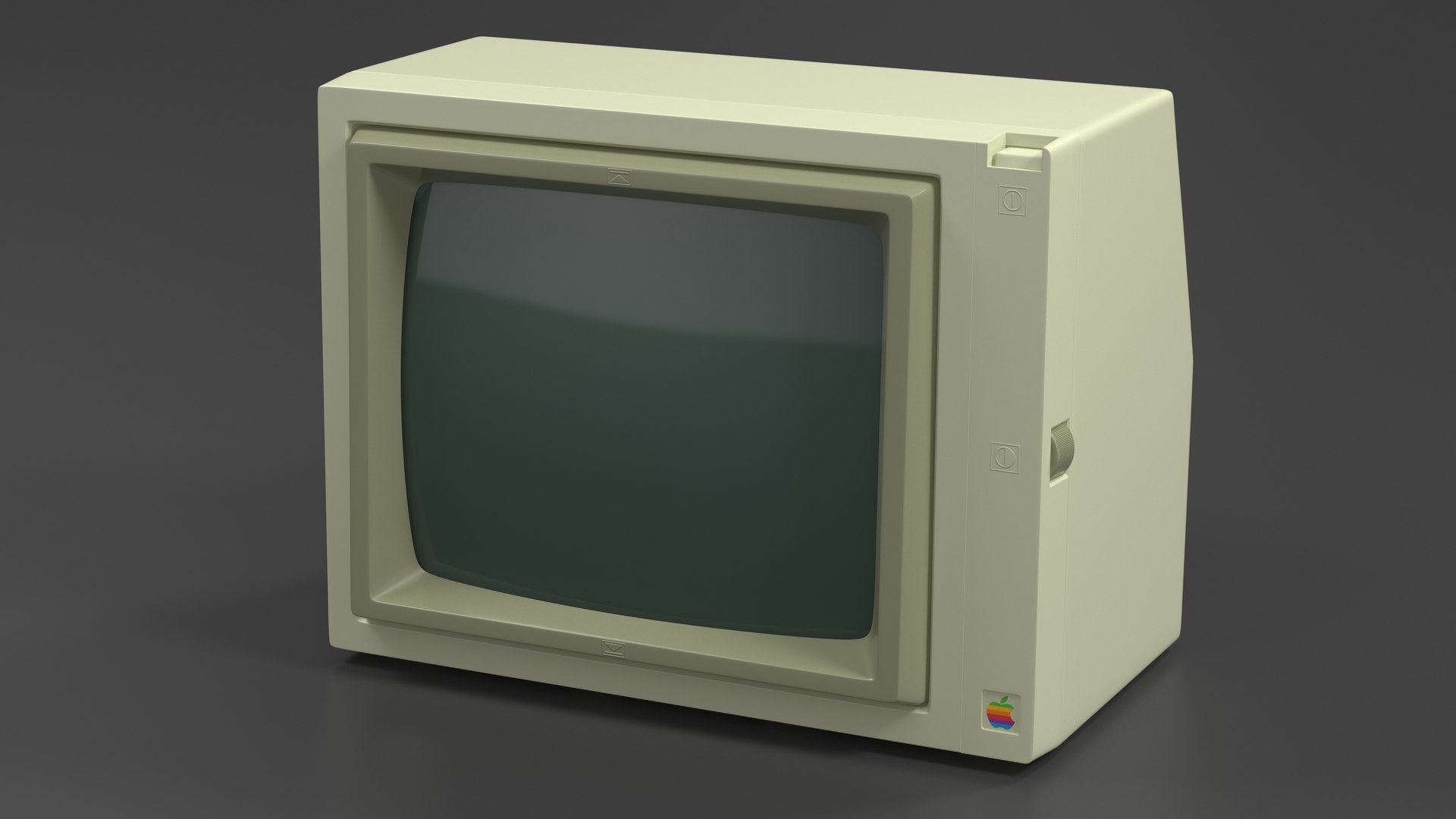 Vintage Apple Monitor 3D Model - TurboSquid 2195789