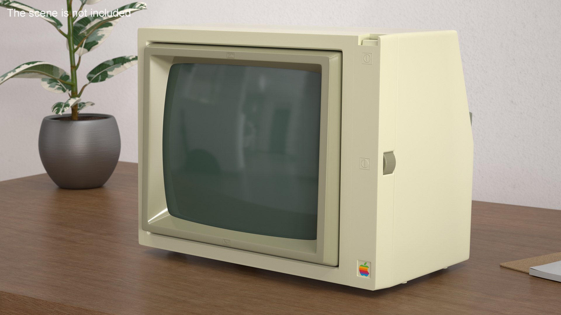 Vintage Apple Monitor 3D Model - TurboSquid 2195789
