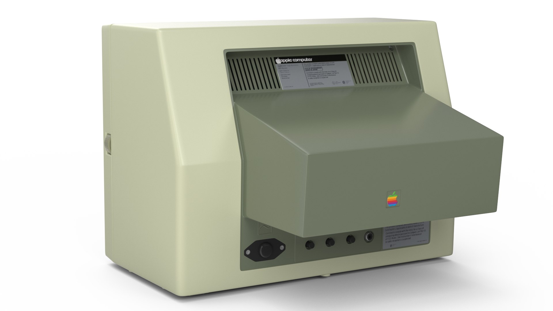 Vintage Apple Monitor 3D Model - TurboSquid 2195789