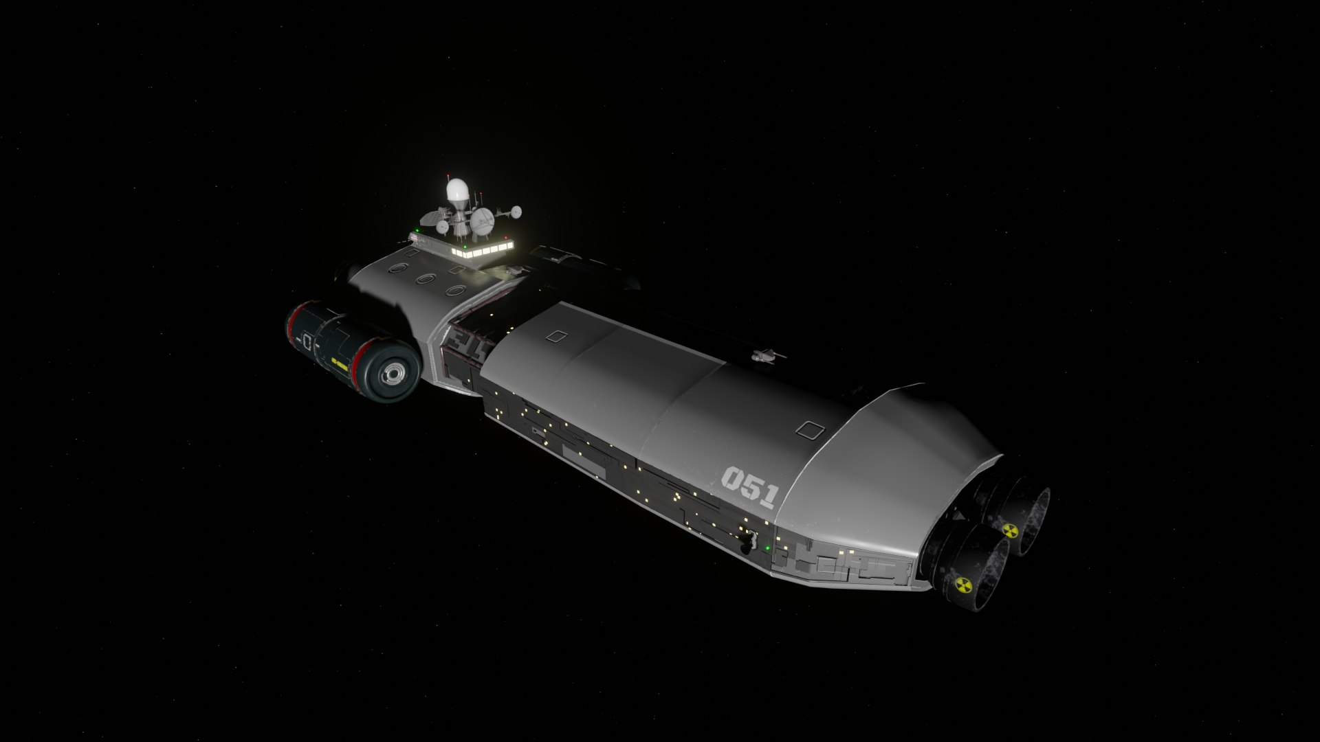 Sci-fi Frigate USS Westwind Model - TurboSquid 2172546