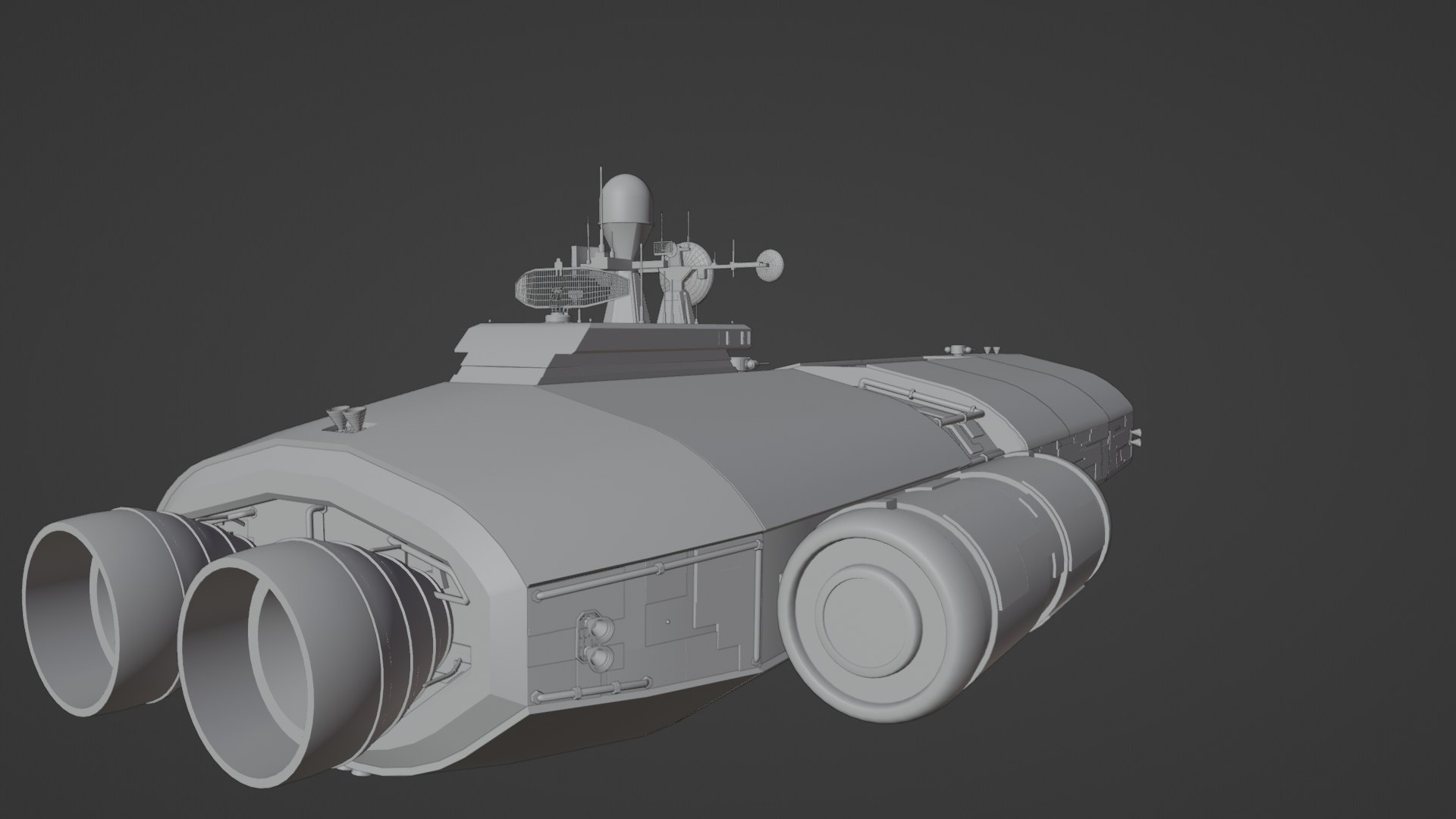 Sci-fi Frigate USS Westwind Model - TurboSquid 2172546