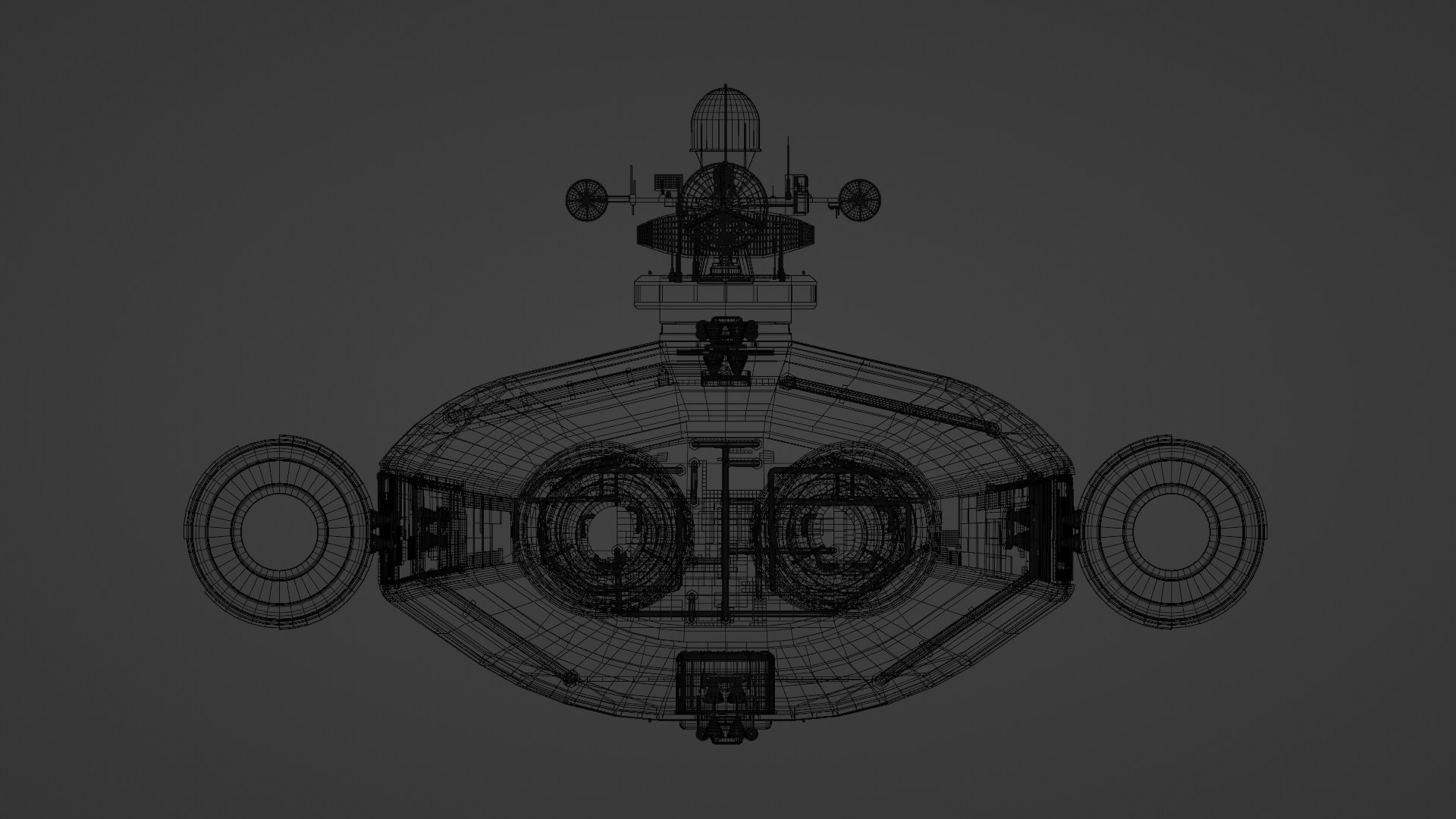 Sci-fi Frigate USS Westwind Model - TurboSquid 2172546