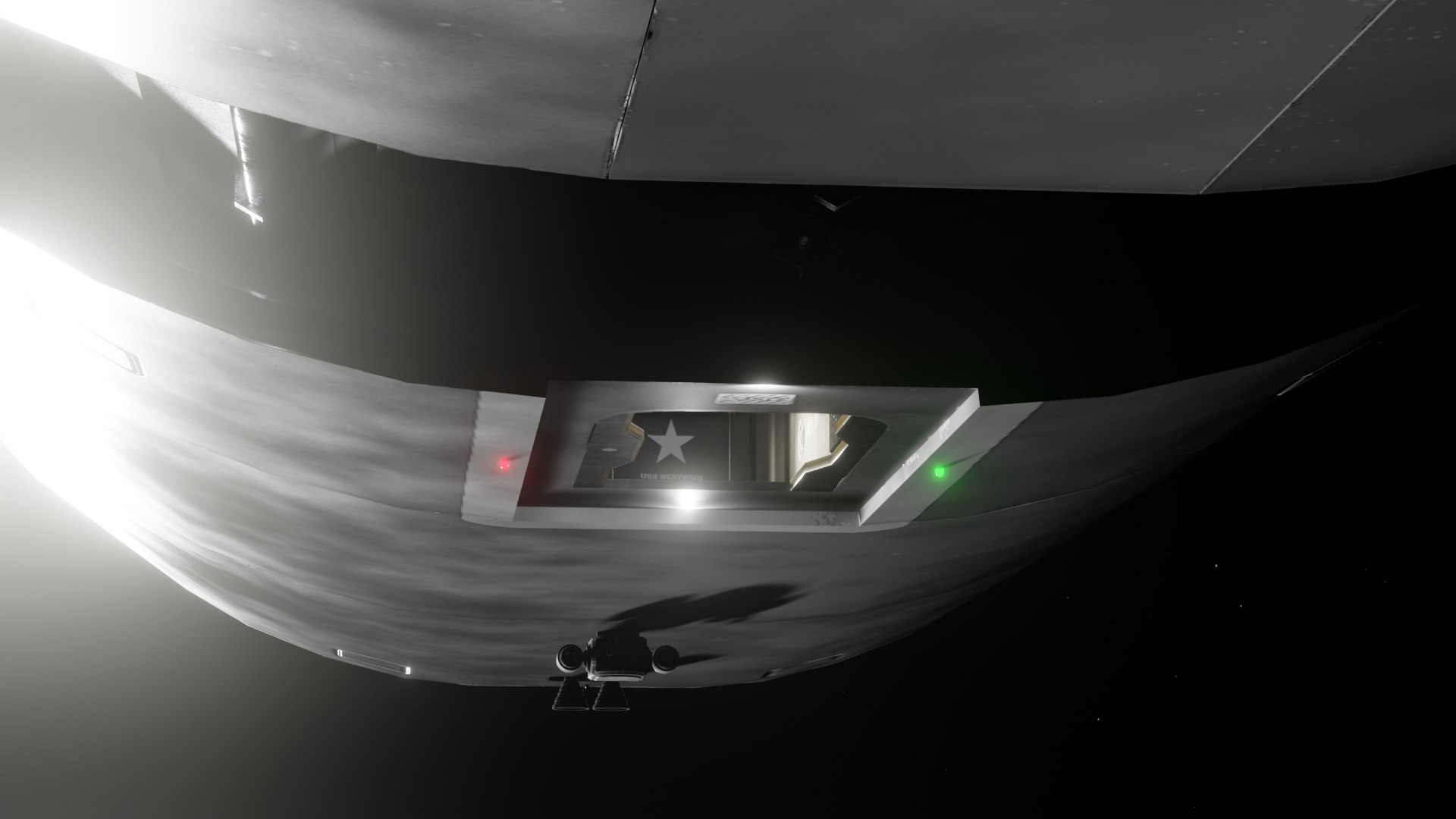 Sci-fi Frigate USS Westwind Model - TurboSquid 2172546