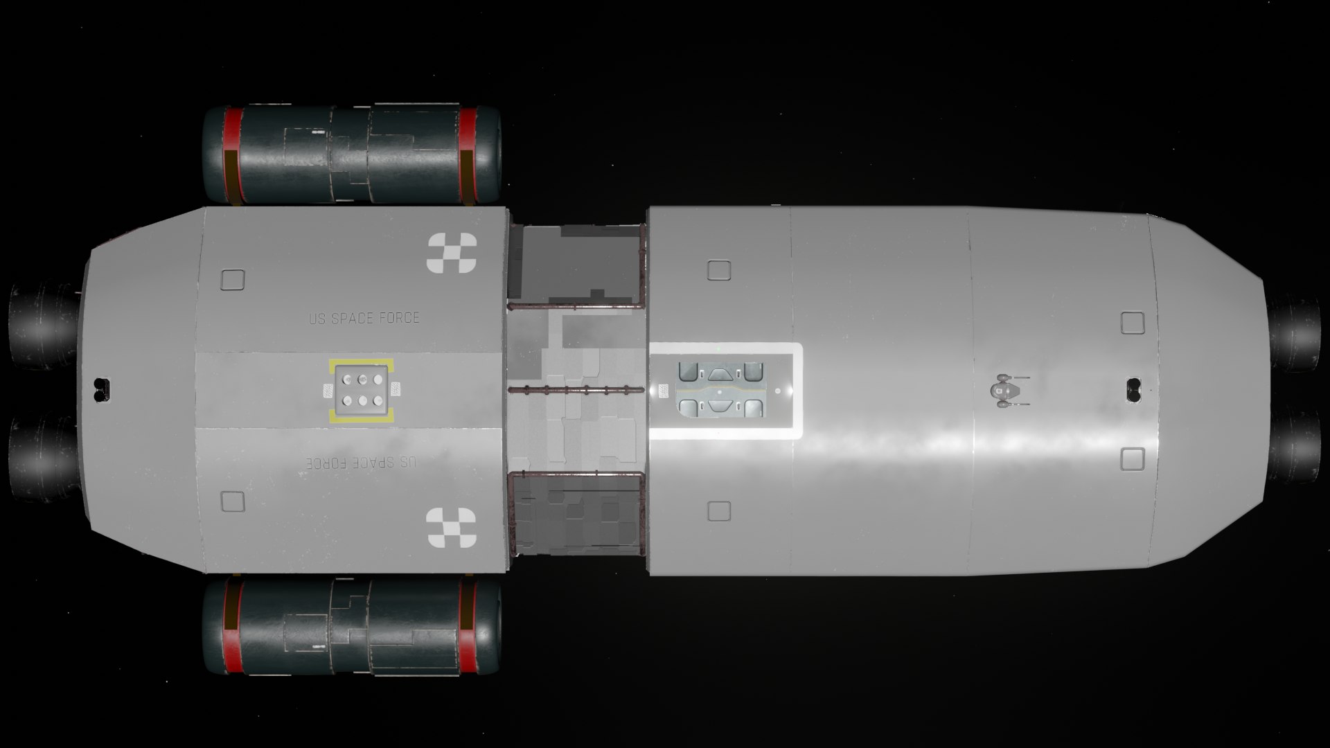 Sci-fi Frigate USS Westwind Model - TurboSquid 2172546