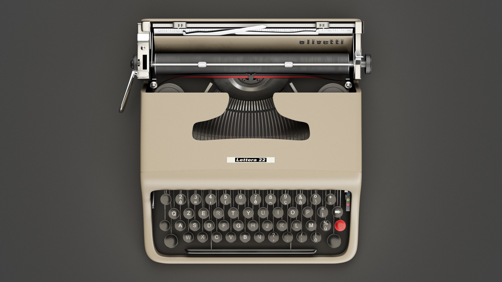 Olivetti Lettera 3D Model - TurboSquid 1688129