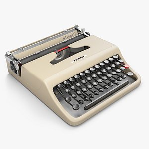 Low Poly Typewriter 3D Models For Download | TurboSquid