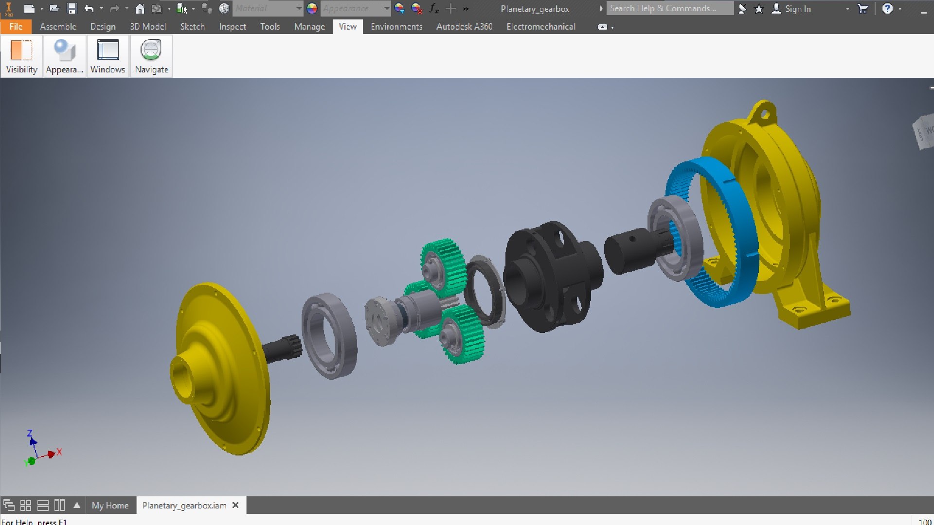 Planetary Gearbox Inventor