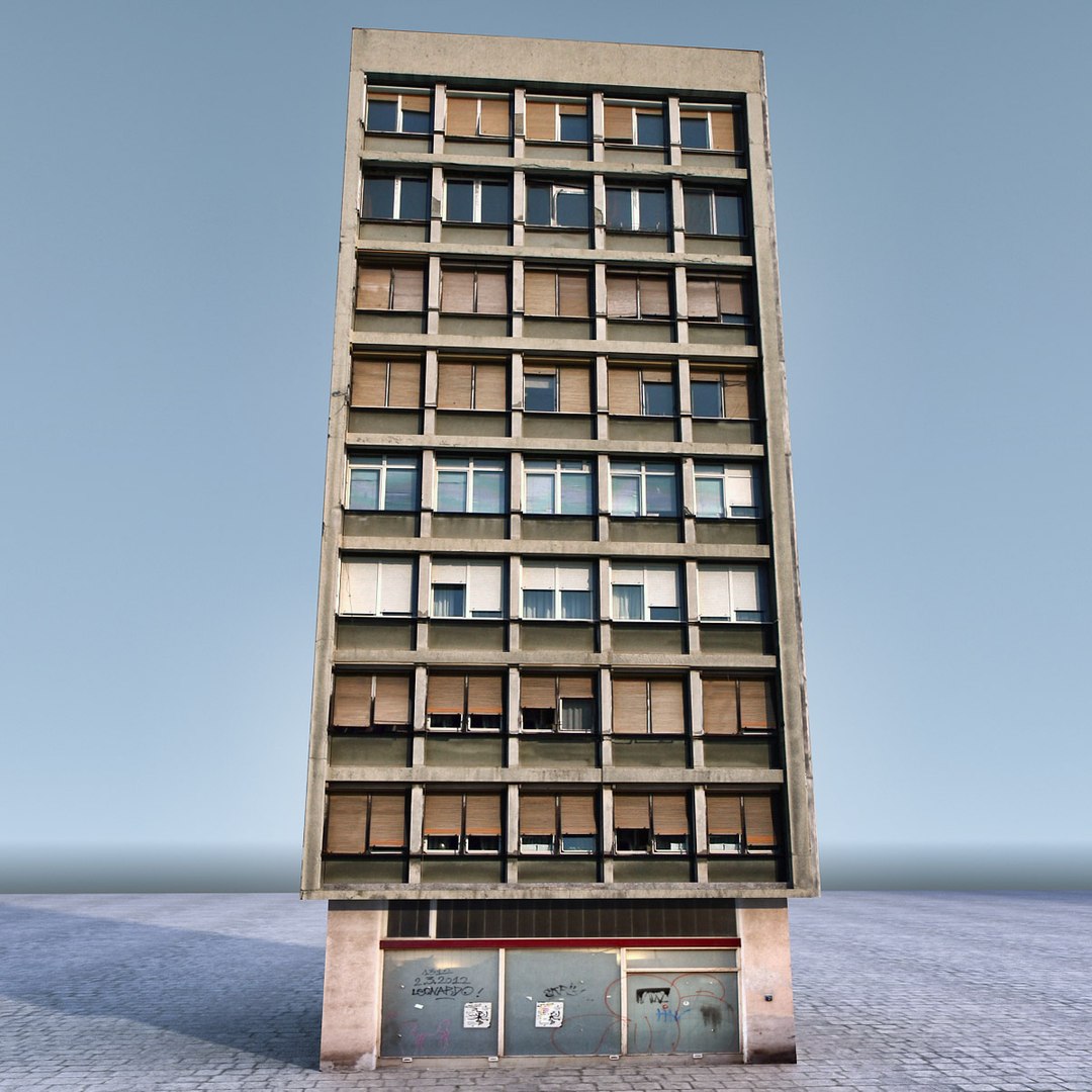3d Residential Building Model
