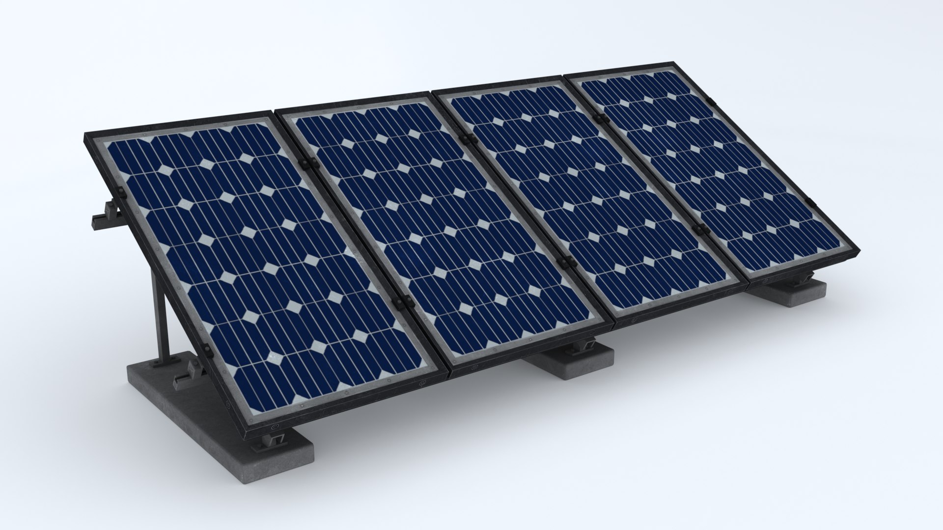 Solar Cell 3D Model - TurboSquid 1905060