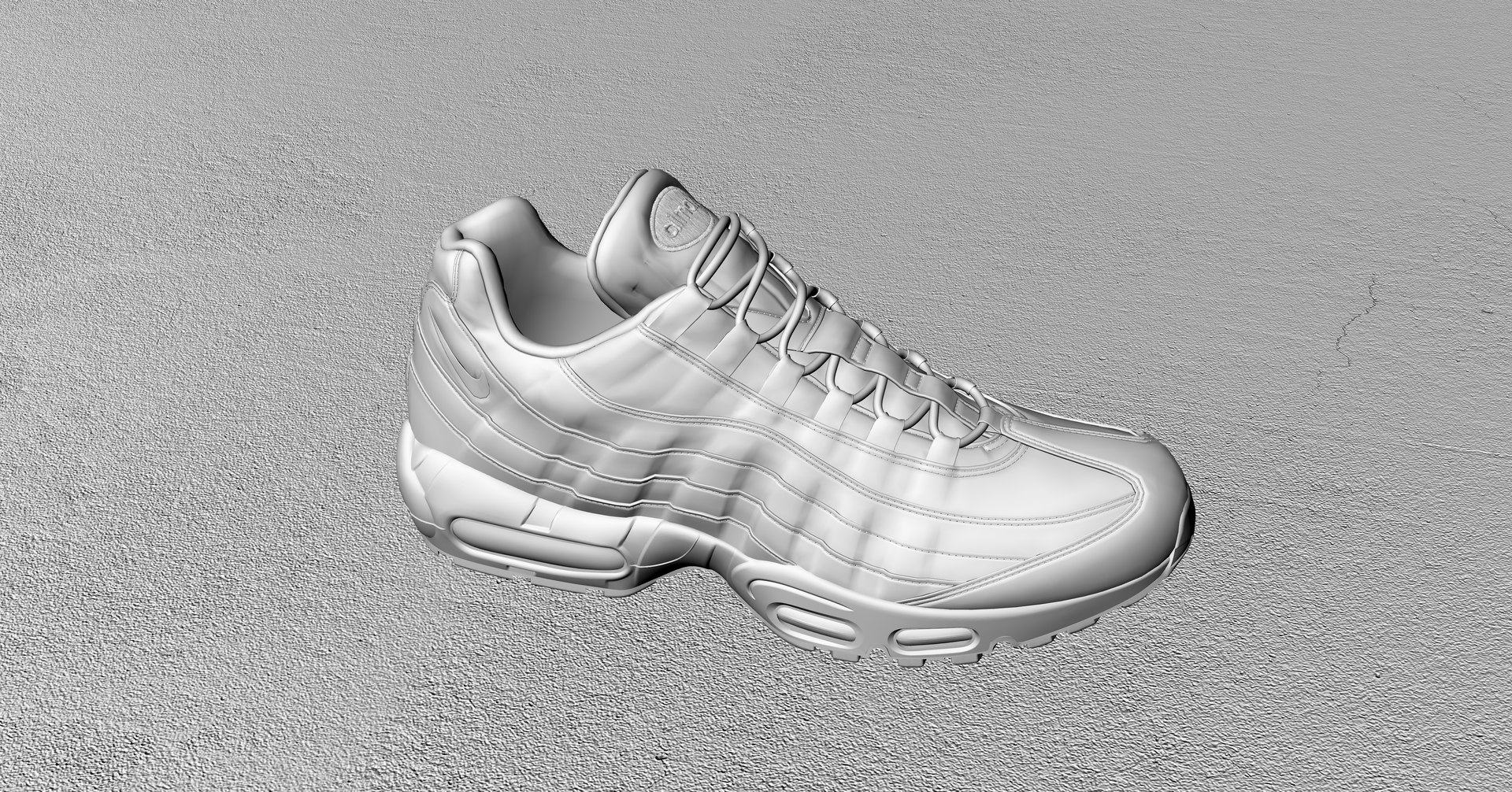 3D Air Max 97 High Detailed Sneaker Model - TurboSquid 2305406